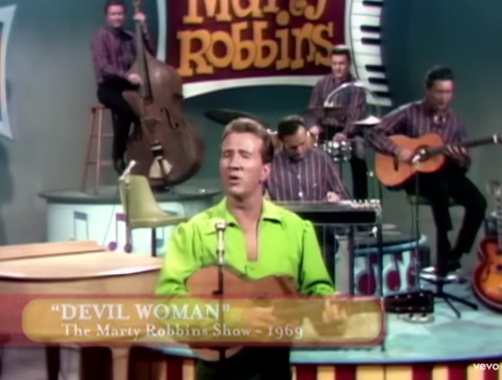 Marty Robbins performed “Devil Woman” live on The Marty Robbins Show in ...